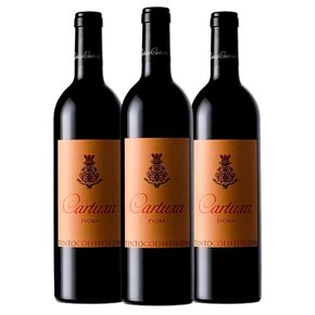 Kit 3 Garrafas Vinho Tinto Cartuxa Colheita 750ml
